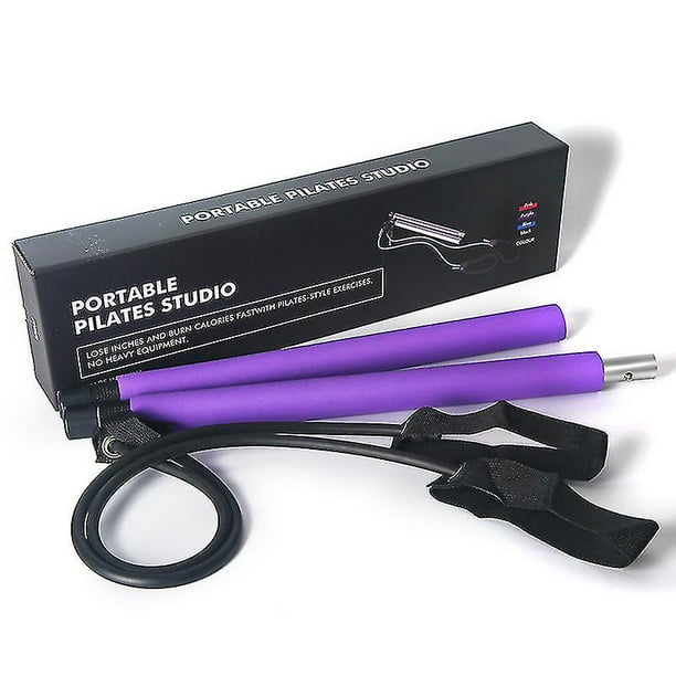 Pilates Bar, Portable Pilates Bar Kit With Adjustable Resistance Band ...