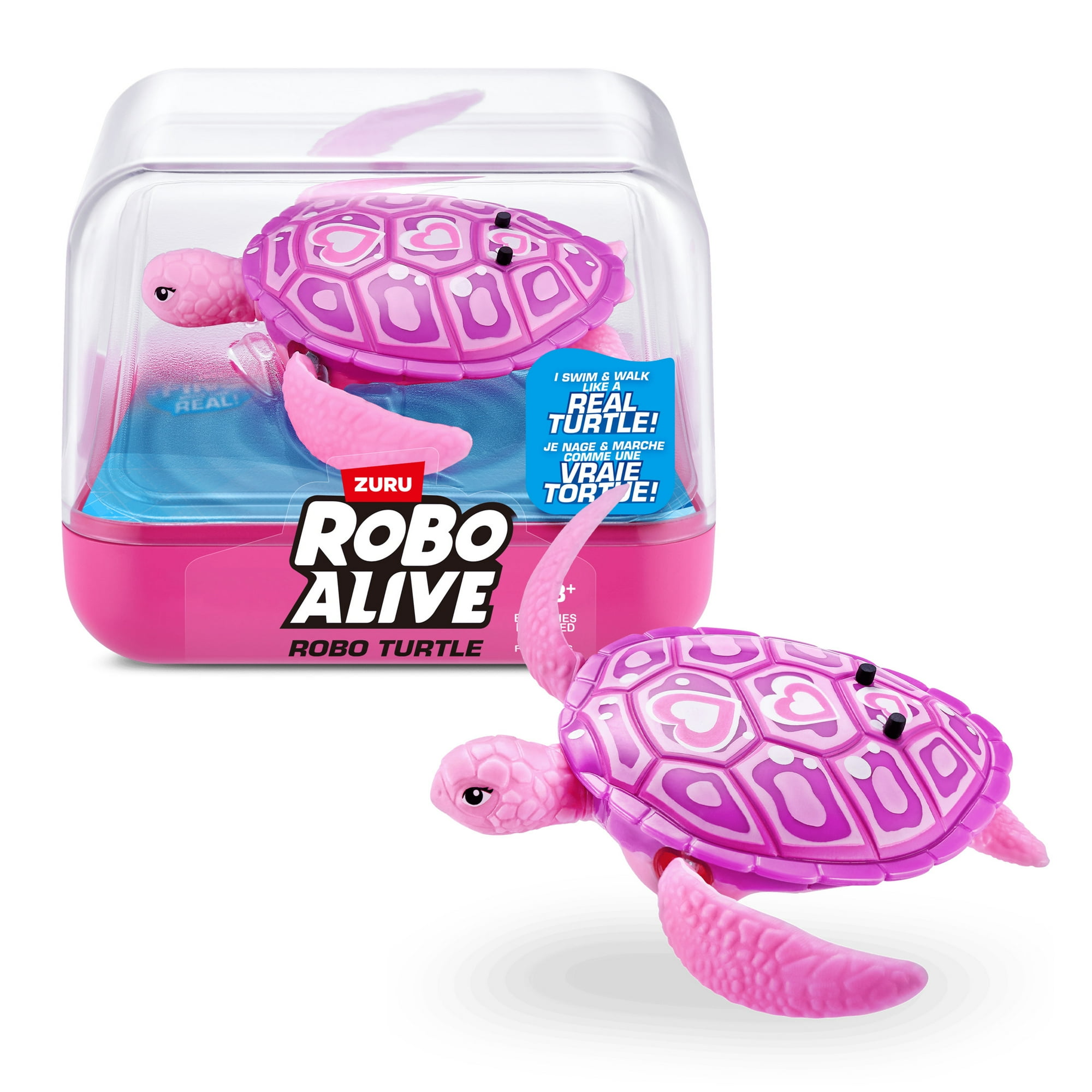 Click here for Robo Alive Turtle Robotic Swimming Turtle Pink prices