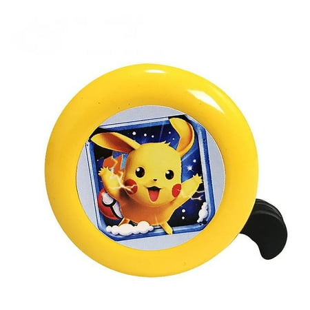 Qianli Aluminum Bike Bell, Loud and Clear Bike Sound - Yellow Pikachu ...