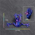 1pc 3D Printed Frog Ornament Joints Movable Magnetic Model Creative ...