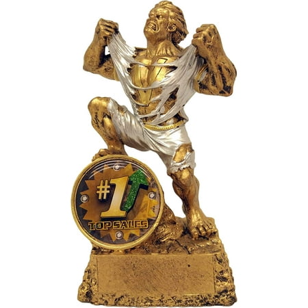 HTAIGUO Top Sales Monster Trophy - 6.5 Inch Tall Salesman Beast Award ...