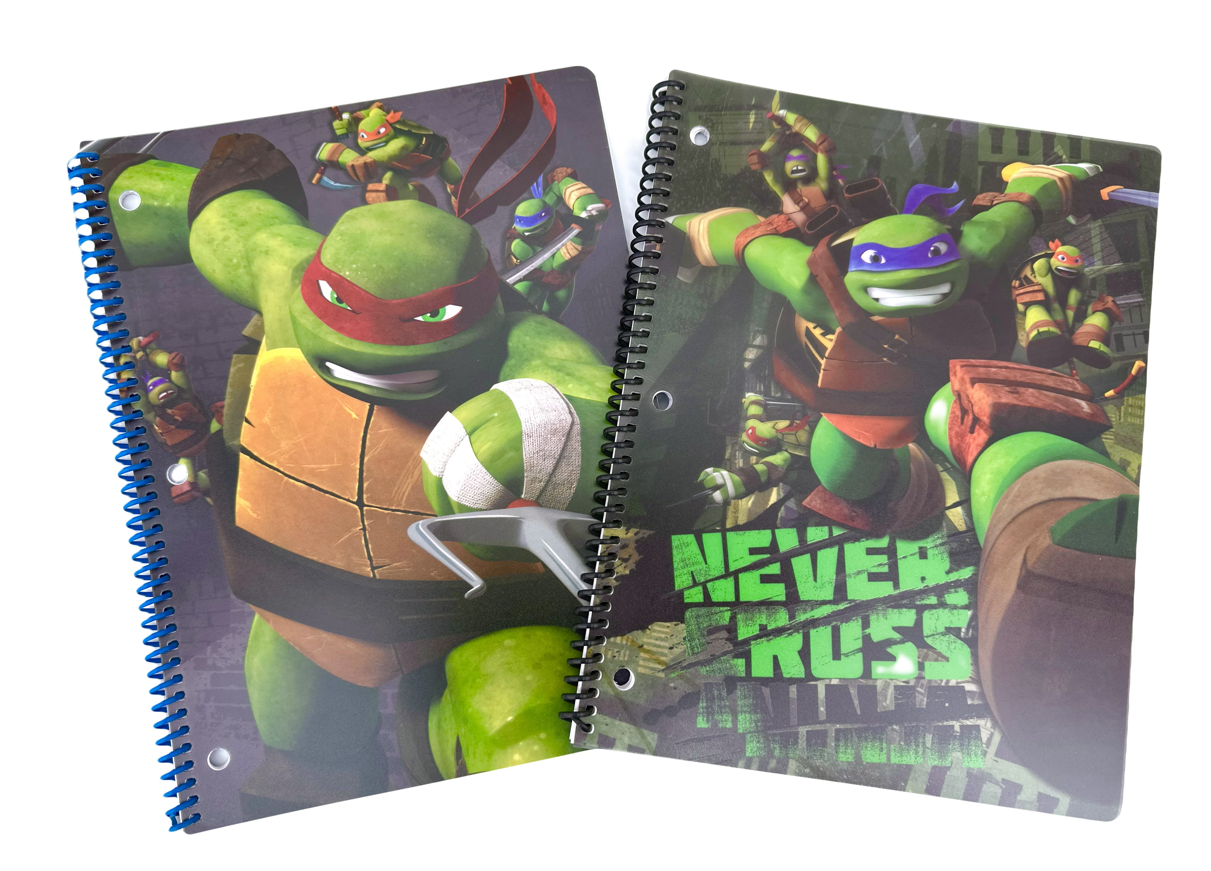 2pcs TMNT Set, Raphael Lunging Spiral Notebook, School Supplies (50 ...
