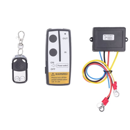 Tbest Winch Remote Control Kit,3 Pcs Universal Winch Remote Control ...