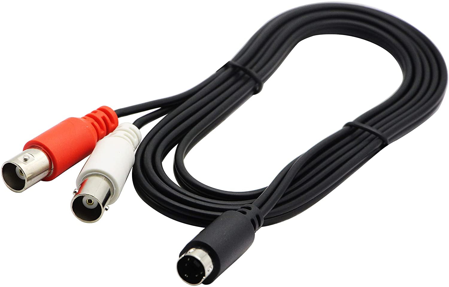 zdyCGTime 4-PIN Mini-DIN S-Video Male to 2 BNC Female Y Splitter ... zdyCGTime 4-PIN Mini-DIN S-Video Male to 2 BNC Female Y Splitter ...