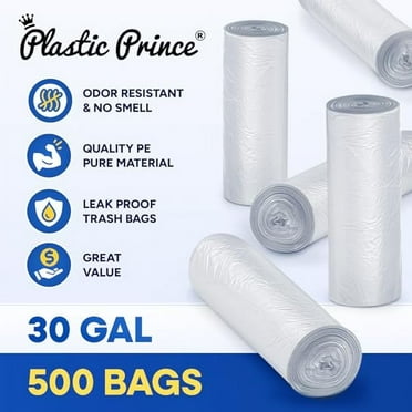 BEIDOU-PAC Tall Kitchen Trash Bags, 13 Gallon, 1000 Count, Unscented ...