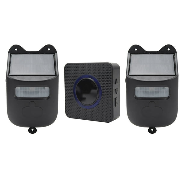 Solar Wireless Driveway Alarm System, 120 Degree Detection Angle ...