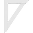 3"W x 24"D x 32"H Standard Traditional Architectural Grade PVC Bracket ...