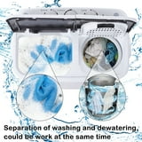 Portable Small Mini-Double Bathtub Washing Machine, DFITO Wash And ...