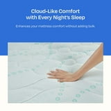 California Design Den Plush Full Size 3-Zone Quilted Cooling Mattress ...