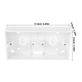 5 Pcs Cover Cover Hub Cover Surface Mounted Socket Panel 17.40X8.60X3 ...