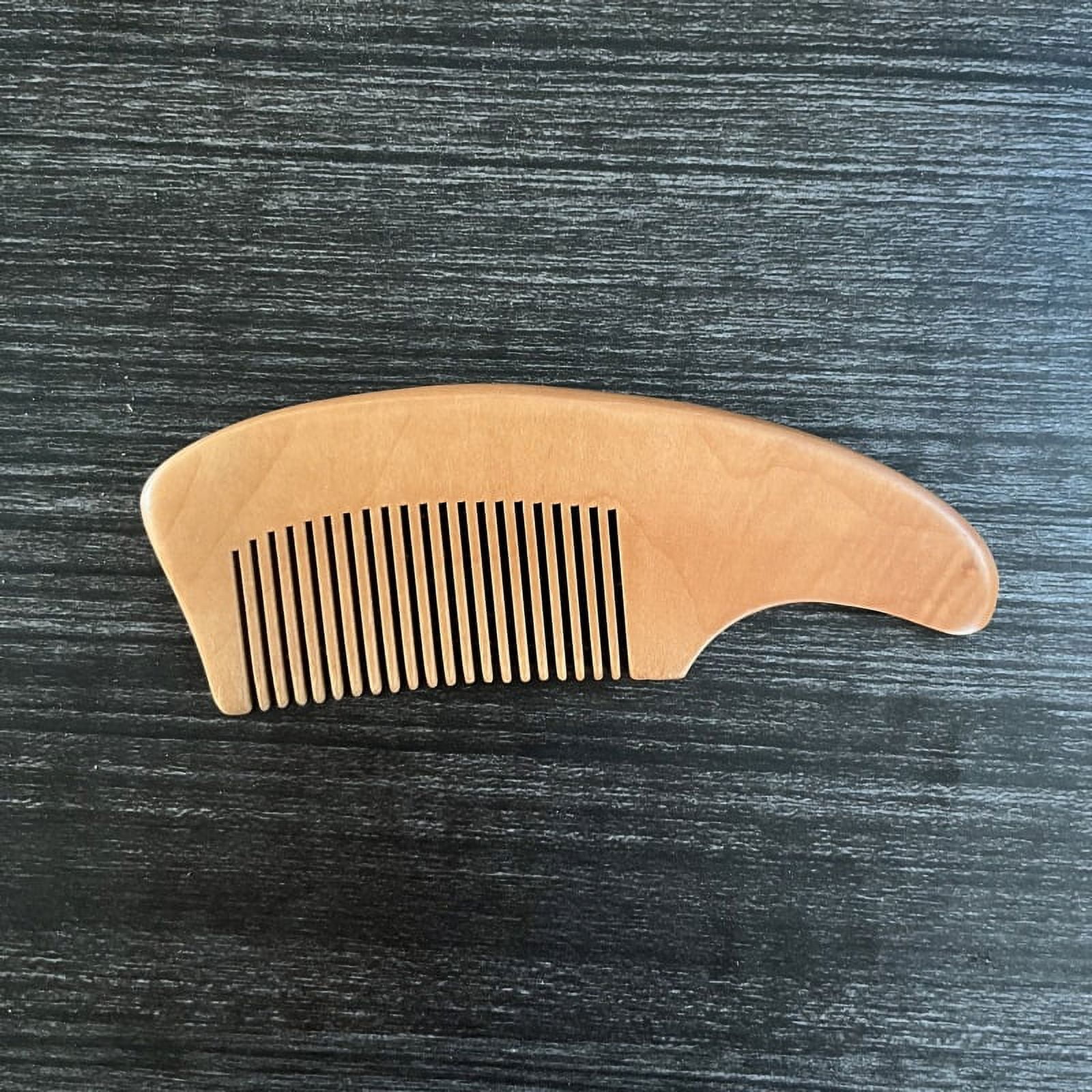 Peine Plano Curvo Heldig Mango de Madera de Haya y Melocotón | Bodega ...