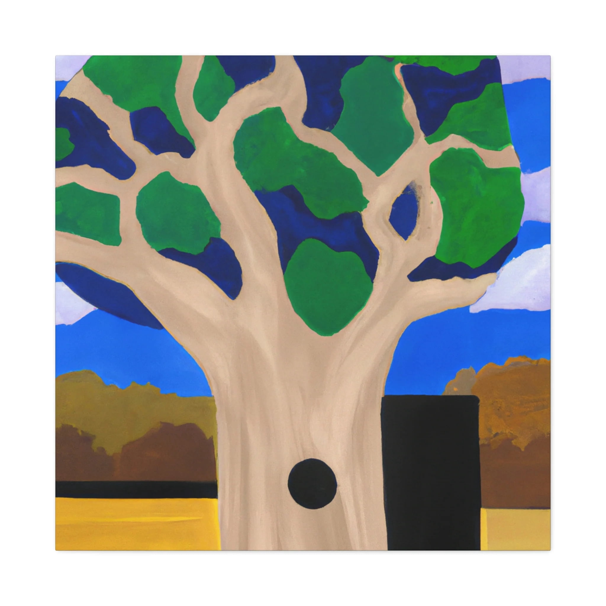 Oak Tree Splendor. - Canvas - Walmart.com