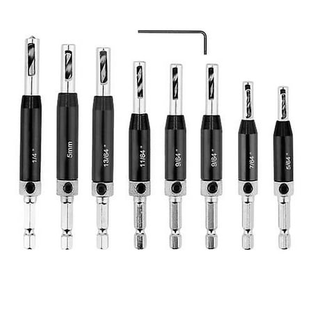 NETSENG Self Centering Lock Hinge Drill Bit Set For Stainless Steel ...