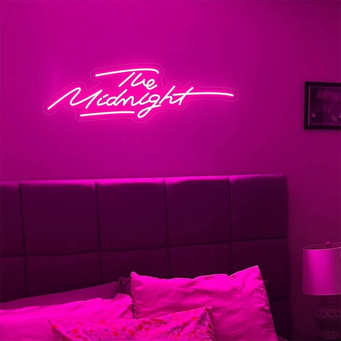 Queen Sense 30"x10.98" The Midnight LED Sign Light Wall Decor Party ...