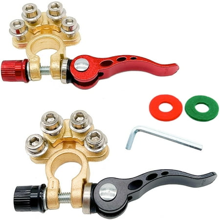 Car Battery Terminal Connector Quick Release Positive and Negative ...