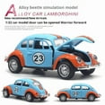 1: 32 Alloy Car Model Beetle Painted Racing Car Classical Car Model ...