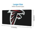 Falcons Football Team Pattern Oversized Rubber Keyboard Pad 12x31.5 ...