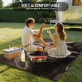 Brown Bear Outdoor Rug, Forest Wildlife Animal Rustic Non-Slip Area ...