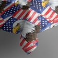 Eagle Flag Head White Pattern Rectangular Tablecloth 60x120 Inch ...