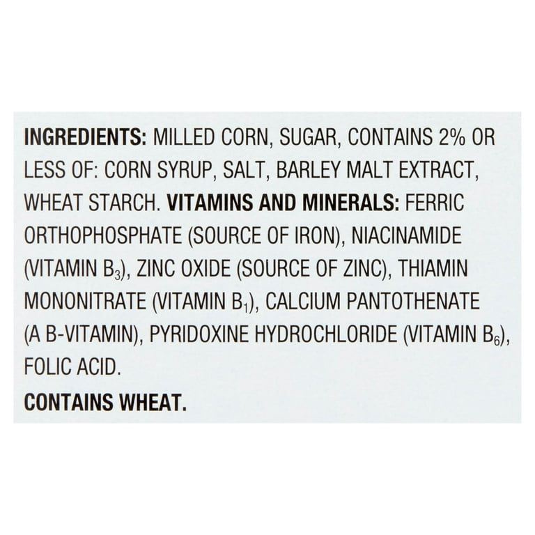 Frosted Flakes Ingredients