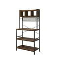 SamyoHome Kitchen Baker's Rack Storage Shelf Microwave Cart Oven Stand ...