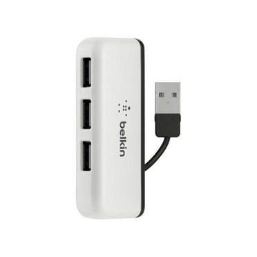 onn. Portable 4-Port USB Hub with USB 2.0 Ports - Walmart.com