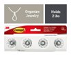 Command Crystal Knob Rack, Quartz, 1 Rack, 4 Strips/Pack - Walmart.com