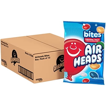 Airheads Bites Candy Pack, Fruit, 2 Oz. Bags (Pack of 18) - Walmart.com