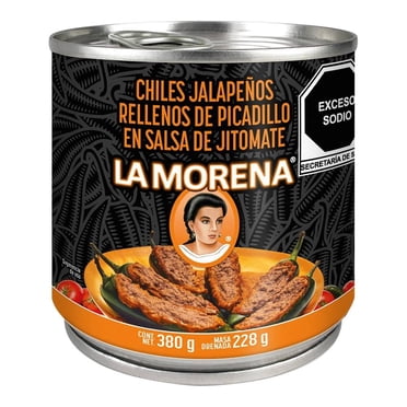 Chiles jalapeños La Morena en escabeche 800 g | Walmart en línea