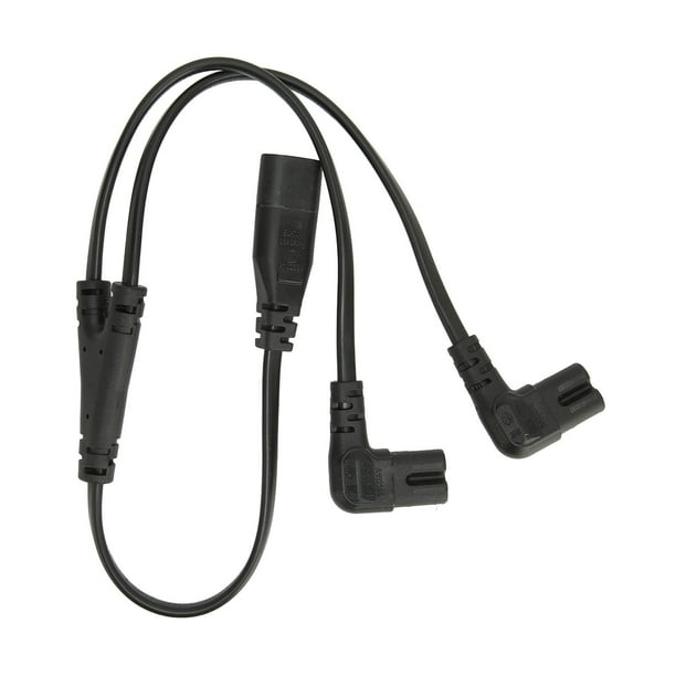 Power Splitter Cable, Waterproof IEC320 C8 Male To Dual C7 Female Cord ...