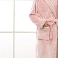 Jingwangyhbd Fleece Robe For Women Soft Warm Bathrobes Long Plush Thick
