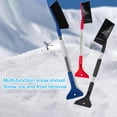 Car Snow Brush with Ice Scraper: ABS+PP Plastic, Non-Retractable, Paint ...
