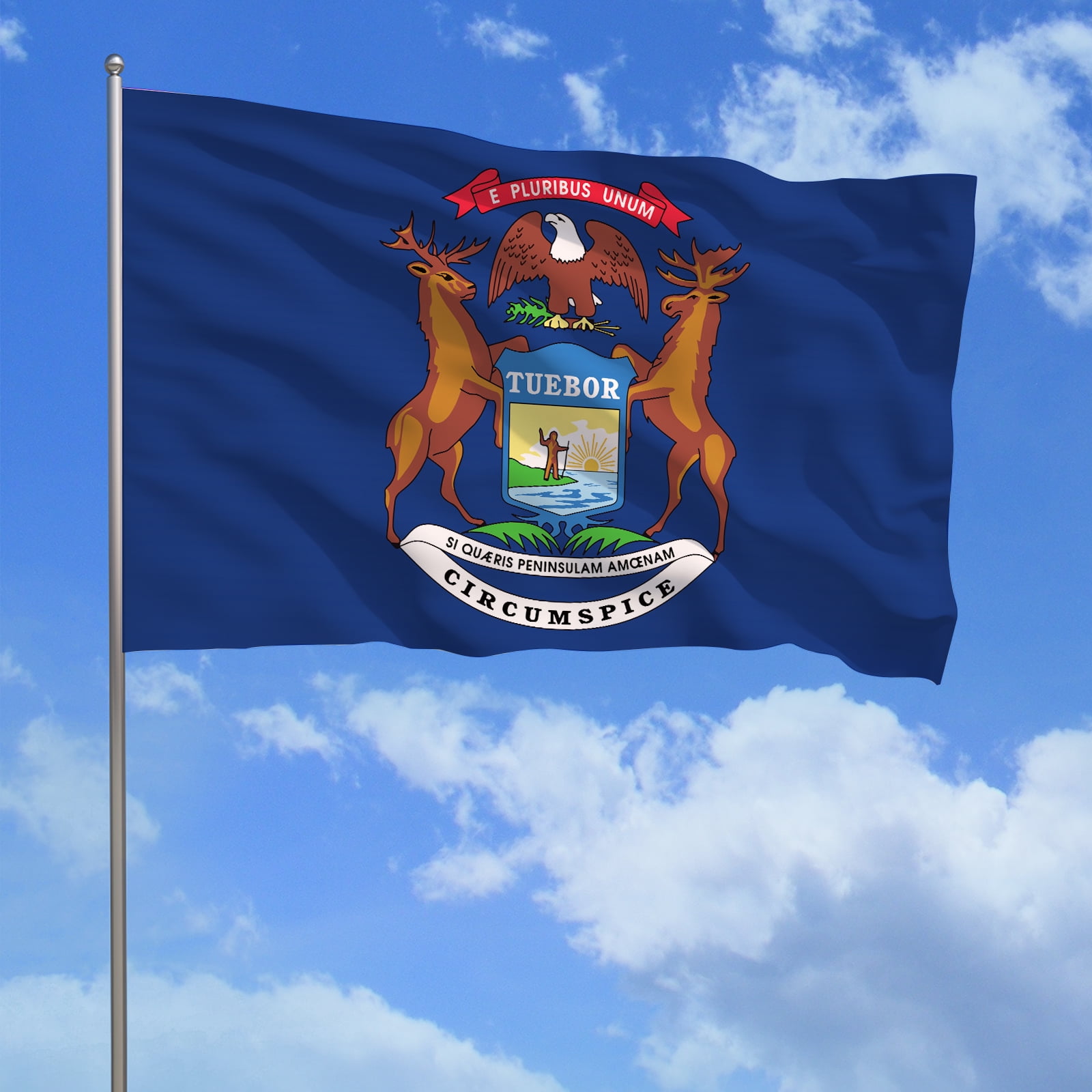 Michigan Flag - Michigan State Flag - Walmart.com