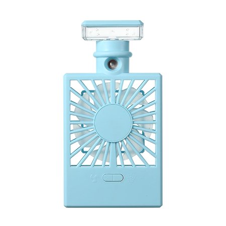 Perfume Bottle Mini Summer Led Air Conditioner Cooler Spray Mist Usb ...