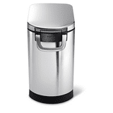 simplehuman 25L Metal Pet Food Storage Container, Large Dry Dog/Cat ...