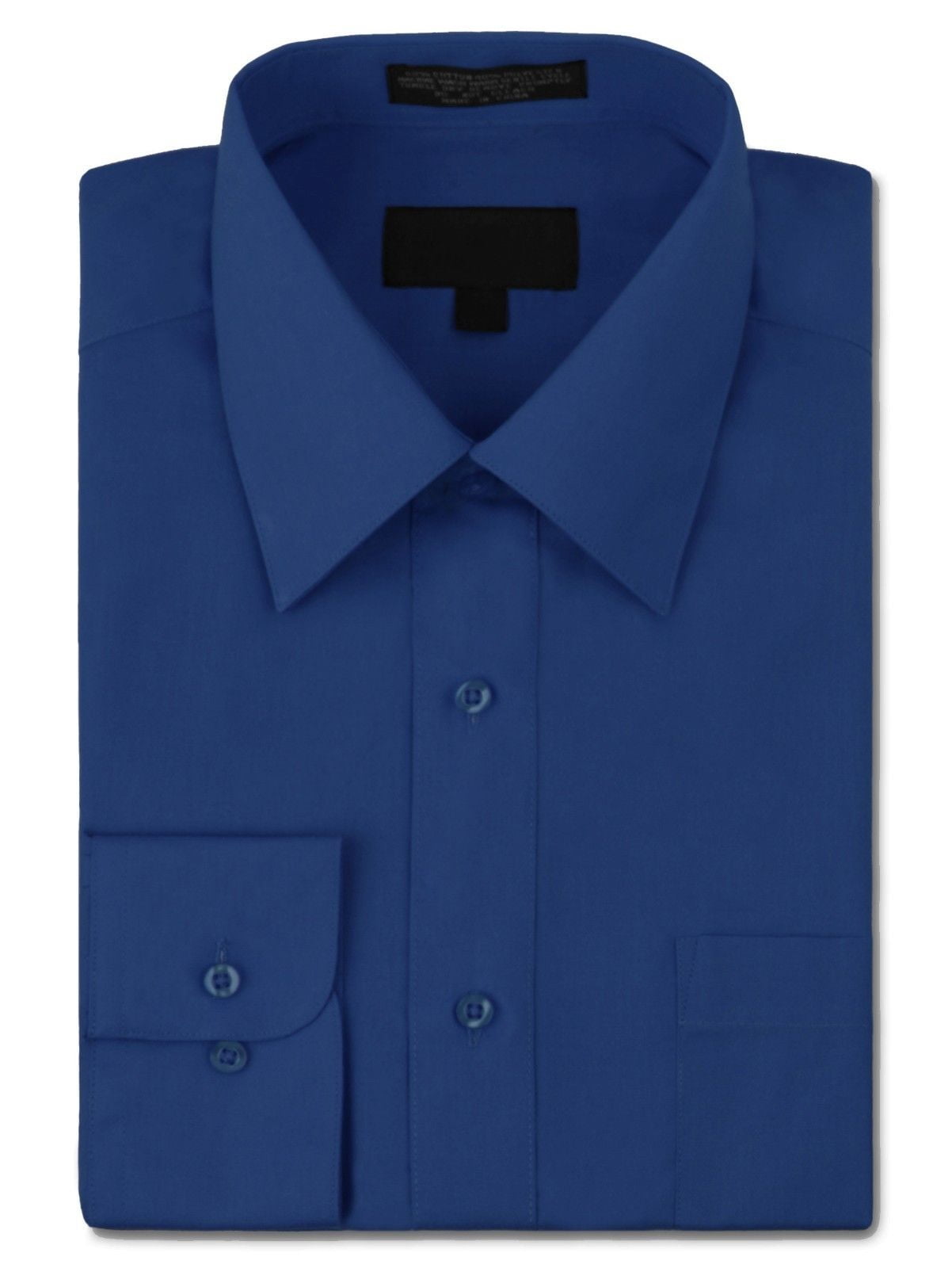 Mens Classic Fit Long Sleeve Wrinkle Resistant Button Down Premium