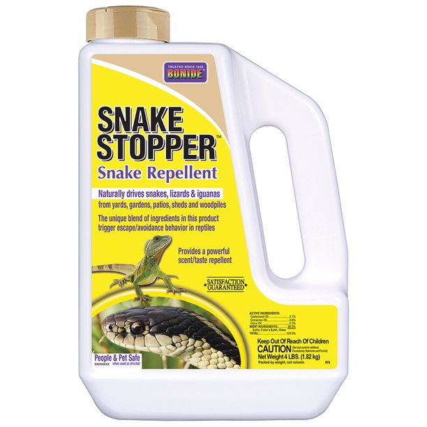 Bonide BND875 Snake Stopper Reptile Repeller Scent Granules, 4 Pound ...