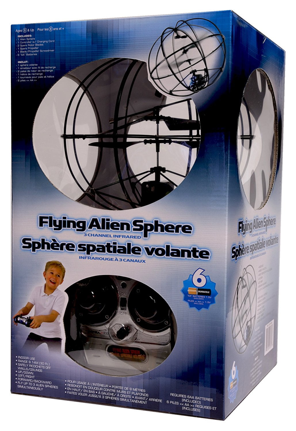 Flying Alien Sphere- 3 Channel Infrared - Walmart.com