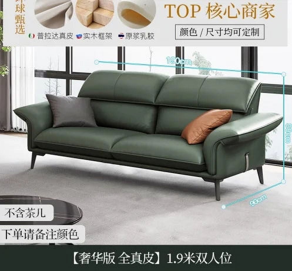 Luxury Nordic Living Room Sofas Leather Single Recliner Modern Living ...