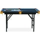 RACK Leo 4 Foot Folding Classic Billiard Pool Table Multi Player Game ...