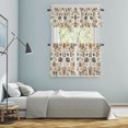 Ethnic Patchwork Kitchen Curtains Set for Windows, Rustic Vintage ...