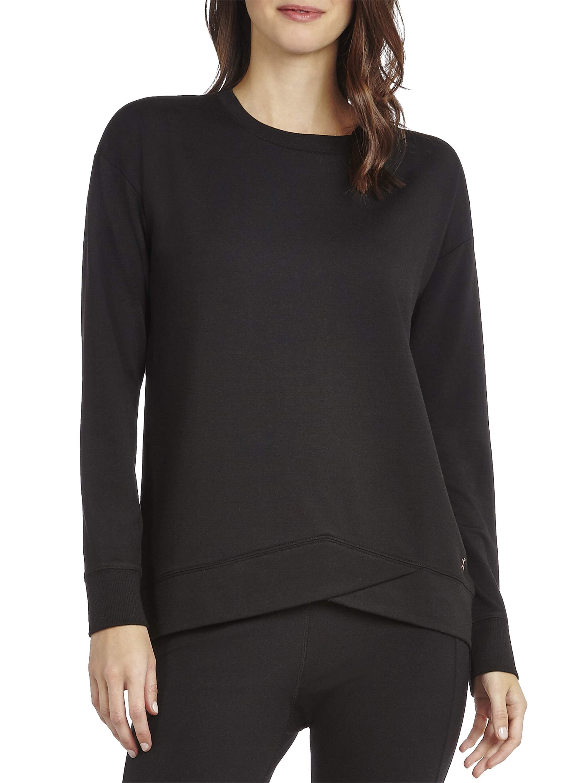 Danskin Womens Keyhole Back Pullover Sweatshirt Shirt Clothing ...