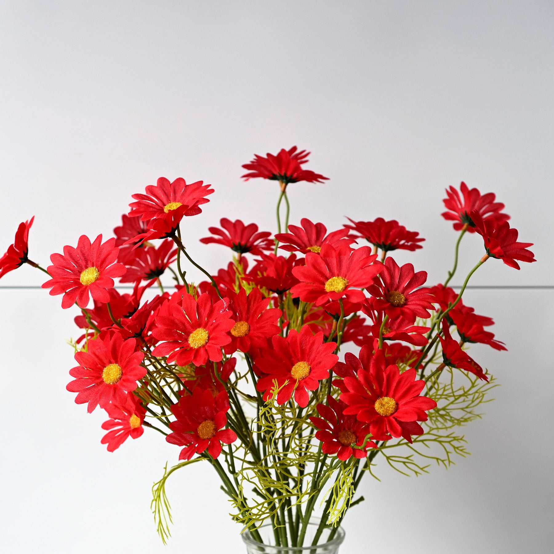 LOVE DOCK 10 Pieces Artificial Flower Daisy Home Decoration Chamomile ...