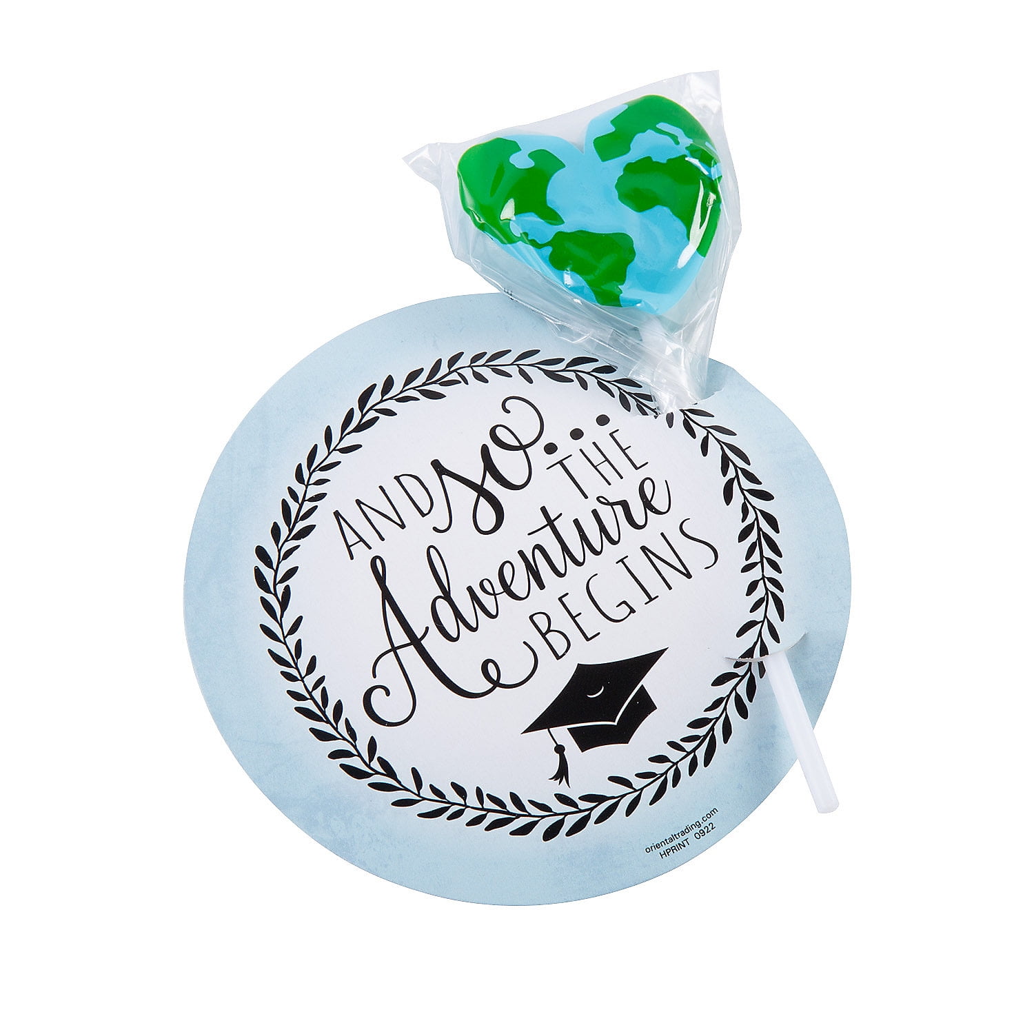 Fun Express Grad Adventure Awaits Lollipop Handout Kit for 12 - Walmart.com