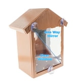 Walmart 2 Way See Through Mirrored Bird House - Window Mounted Nesting ...
