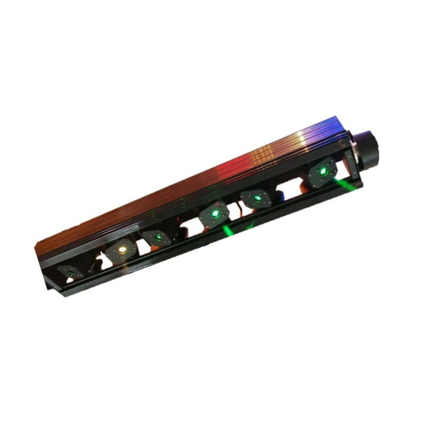 Barra Luz Laser SNIPER X 6x1W Audiorítmica 6 Ojos RGB AlienPro Voltaje ...