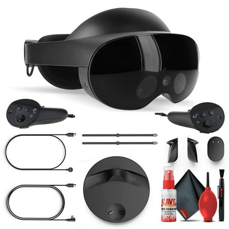 Meta Quest Pro VR Headset Bundle with Touch Pro Controllers, Charging ...
