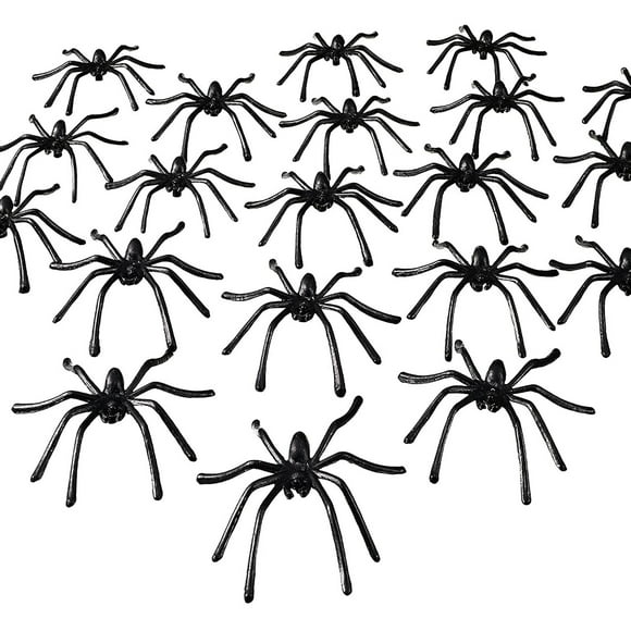 Small Plastic Spiders