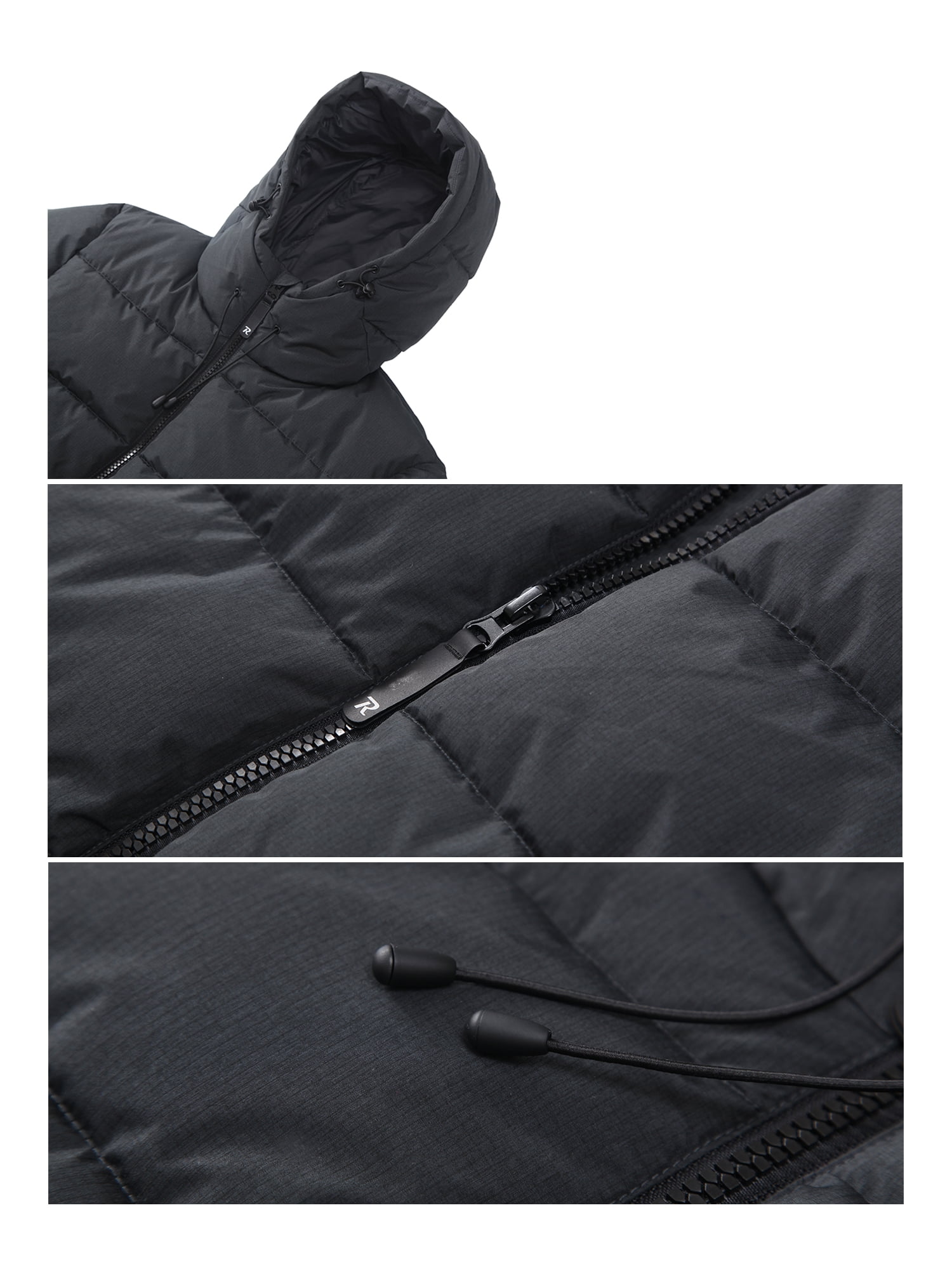 Buy Rokka&Rolla Men's Heavy Winter Coat Thermal Heat Puffer Jacket ...