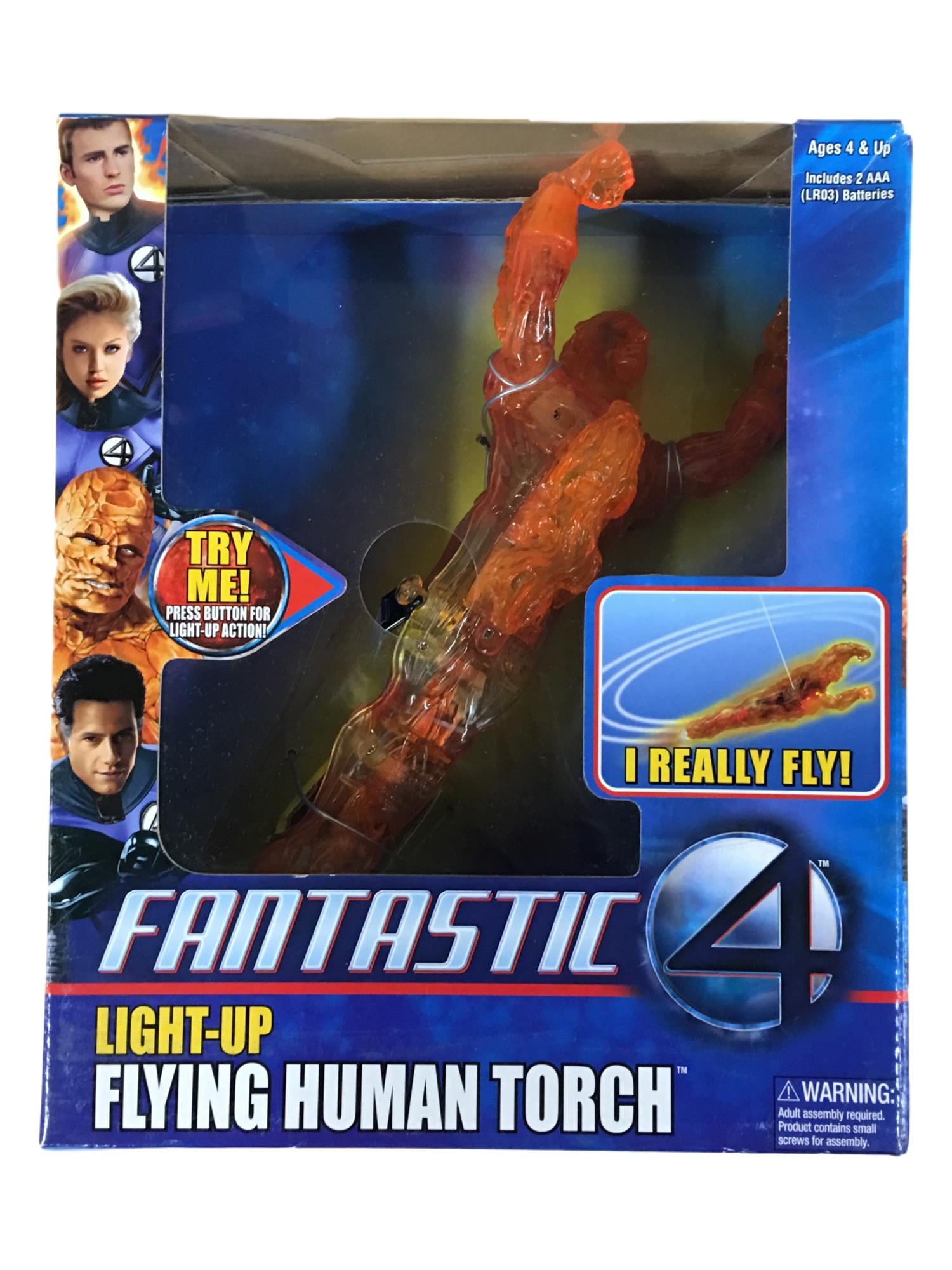 FLYING HUMAN TORCH FANTASTIC Bobblehead - Walmart.com